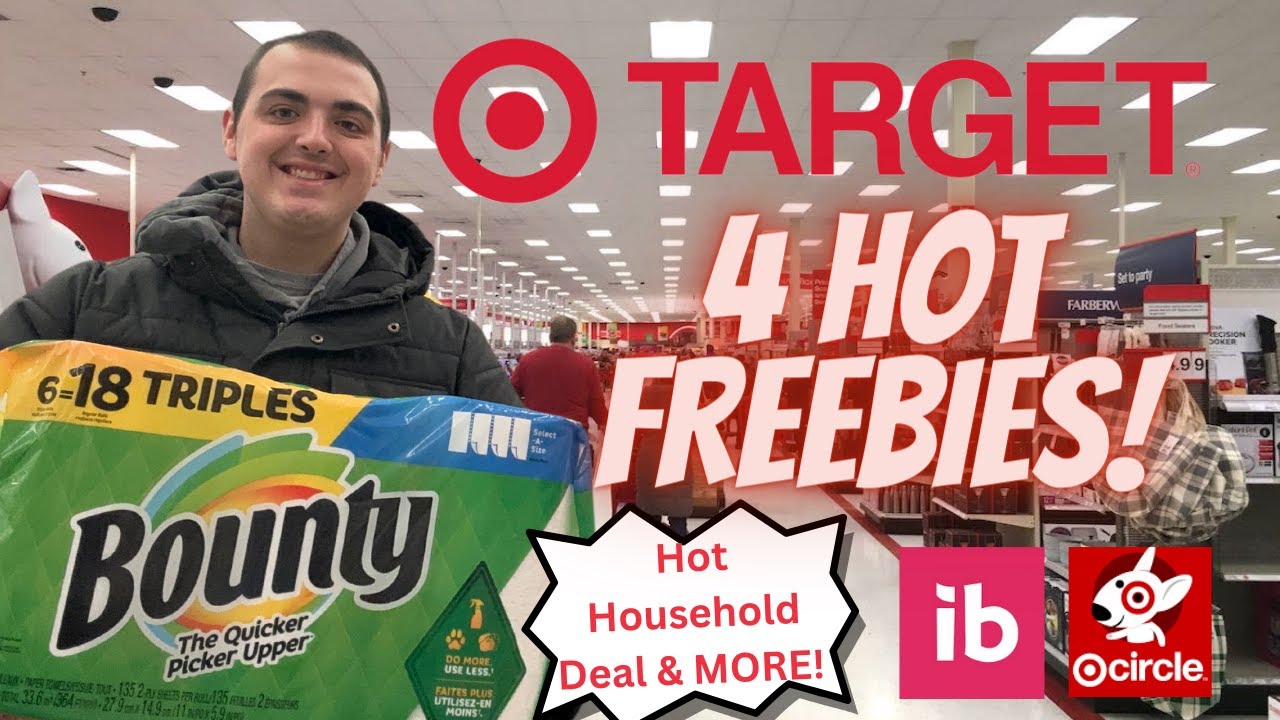 4 HOT TARGET FREEBIES! ~ HOT HOUSEHOLD DEAL AND MORE! ~ 1/09/24 - YouTube