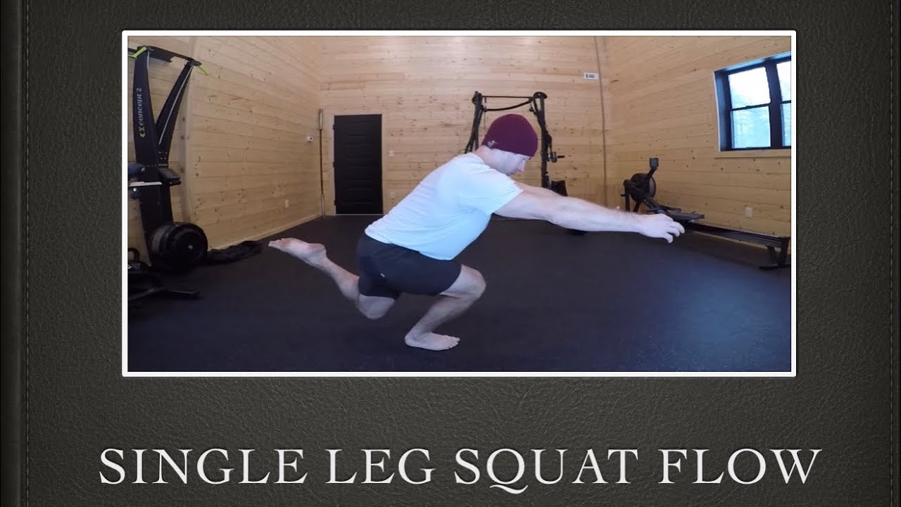 Single Leg Squat Flow Using Pistol and Skater Squats - YouTube