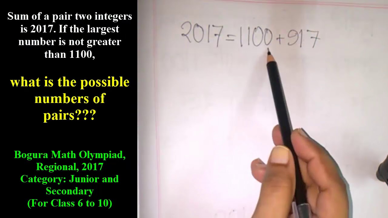 (Q.40) BDMO(Bangladesh Math Olympiad)Question Solution,Regional,2017 ...