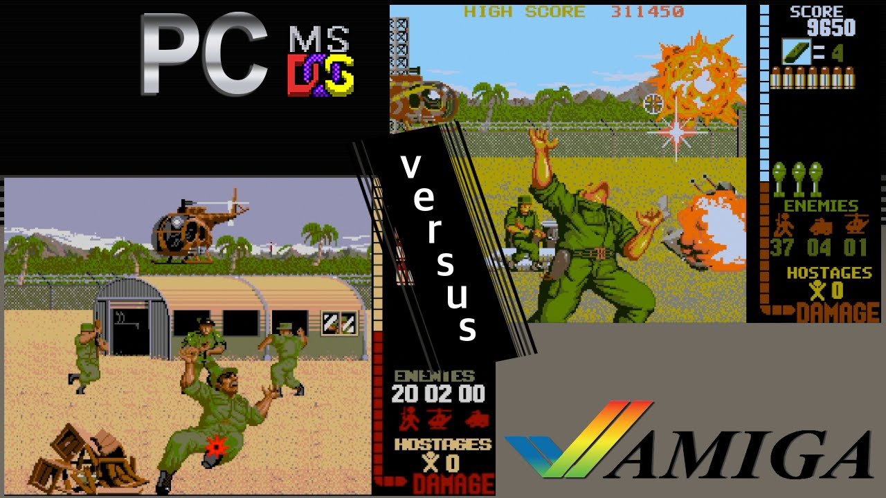 PC vs. Amiga - 8 games from 1988 - YouTube