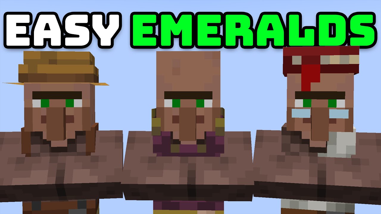 The Top 4 BEST Villager Trades For Emeralds -How To Get Them- - YouTube