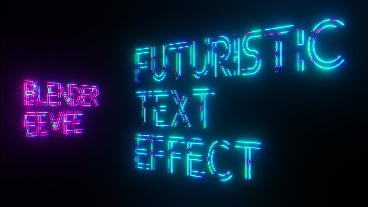 CINEMATIC TITLE TEXT ANIMATION IN BLENDER EEVEE TUTORIAL - YouTube