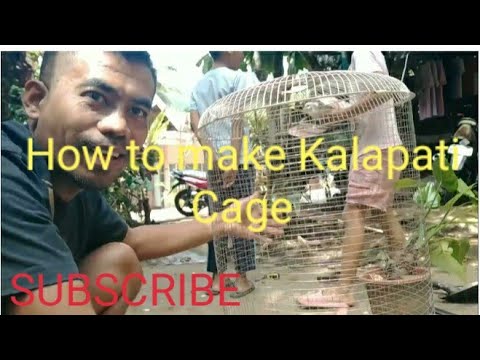 How to make Kalapati Cage - YouTube