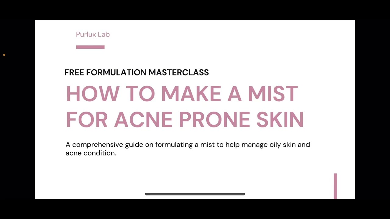 How to create a face mist formula from scratch - YouTube