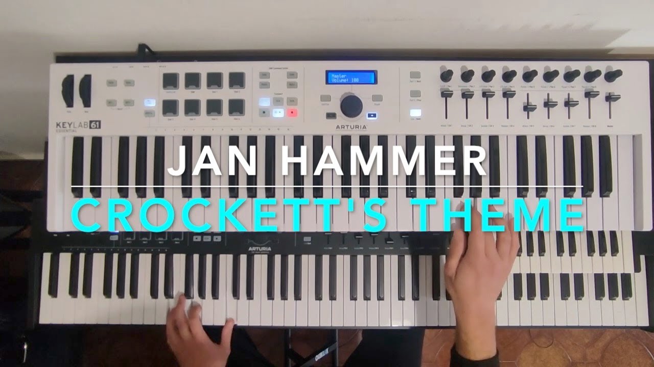 Jan Hammer - Crockett's Theme / Miami Vice (1984) Keyboard Cover - YouTube