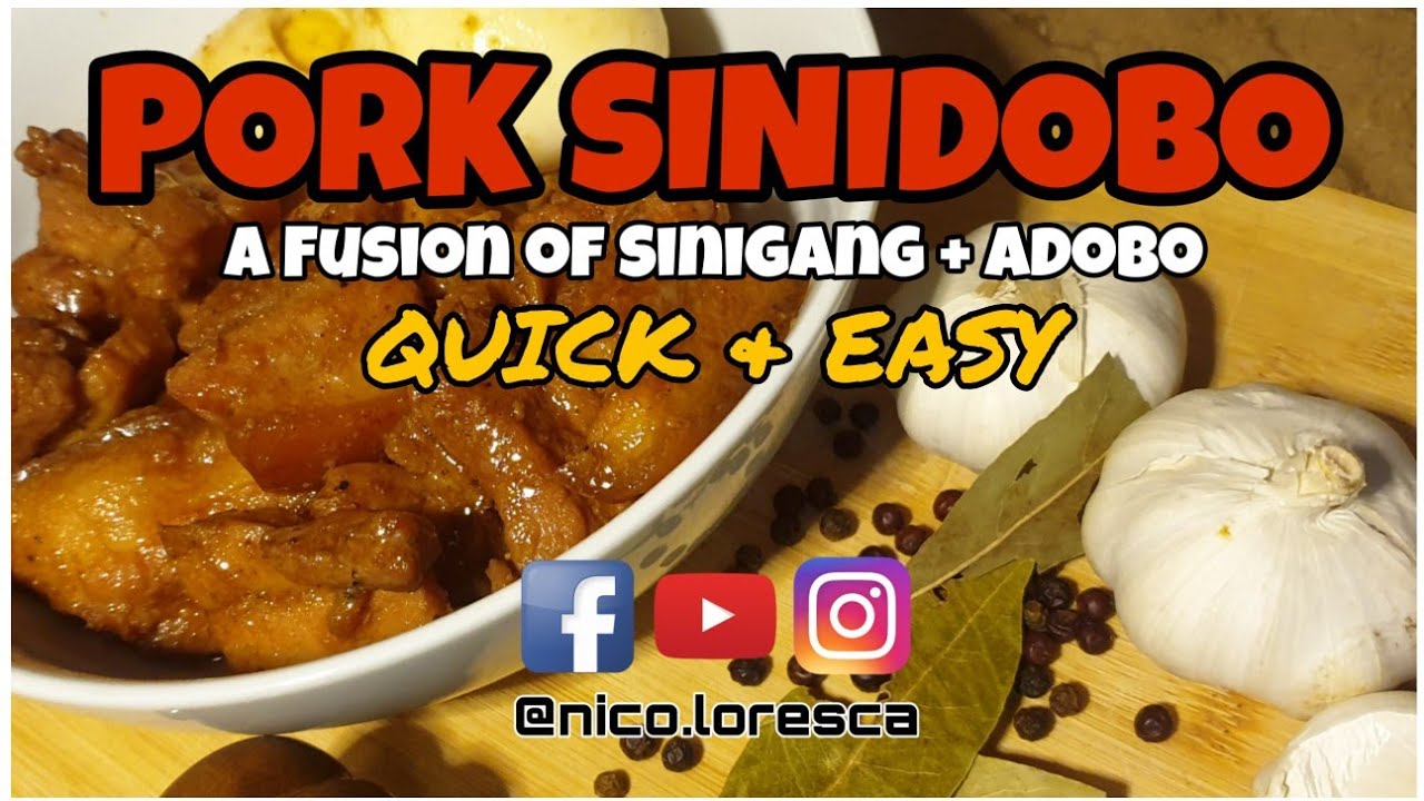 Pork Sinidobo: A Fusion of Sinigang + Adobo - YouTube