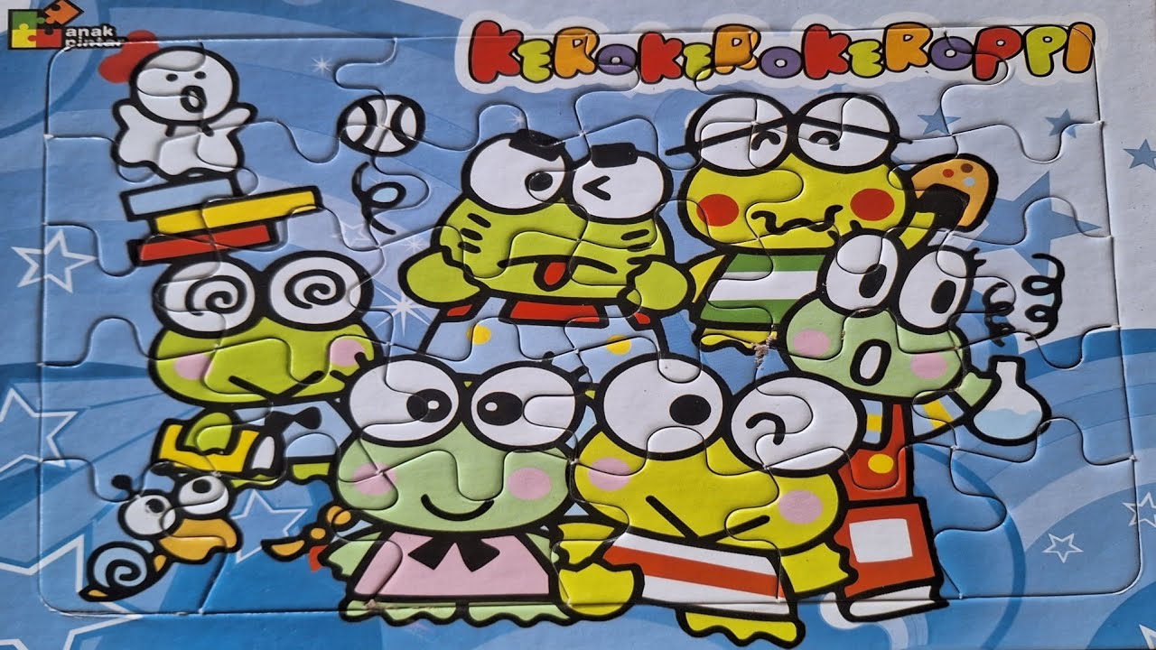 Keroppi || Learn and play Keroppi puzzles || Putting together the ...