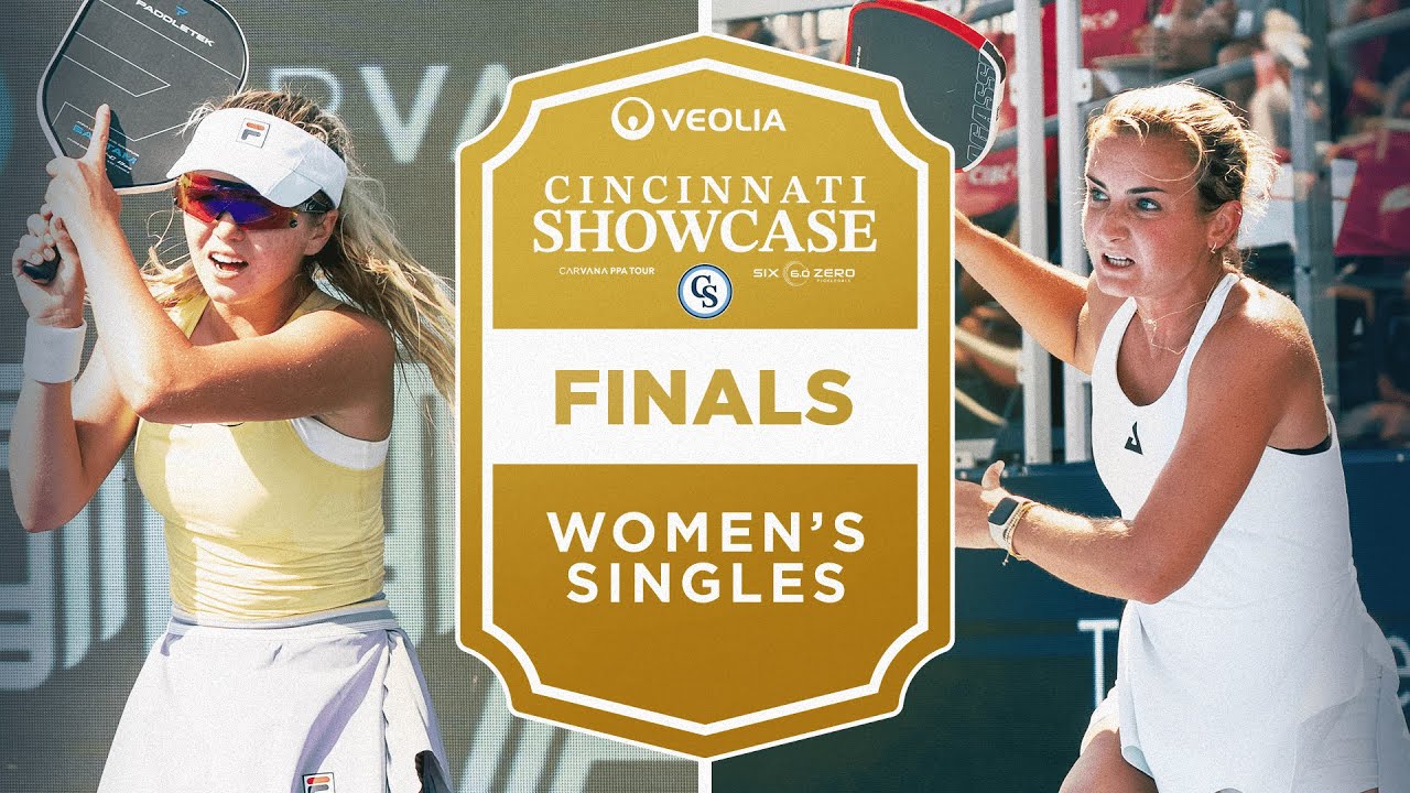Anna Leigh Waters v Kate Fahey at the PPA Veolia Cincinnati Showcase ...