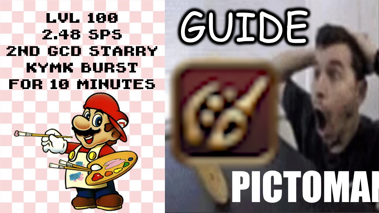 FFXIV 2.48 SpS Pictomancer Rotation for 10 minutes - YouTube