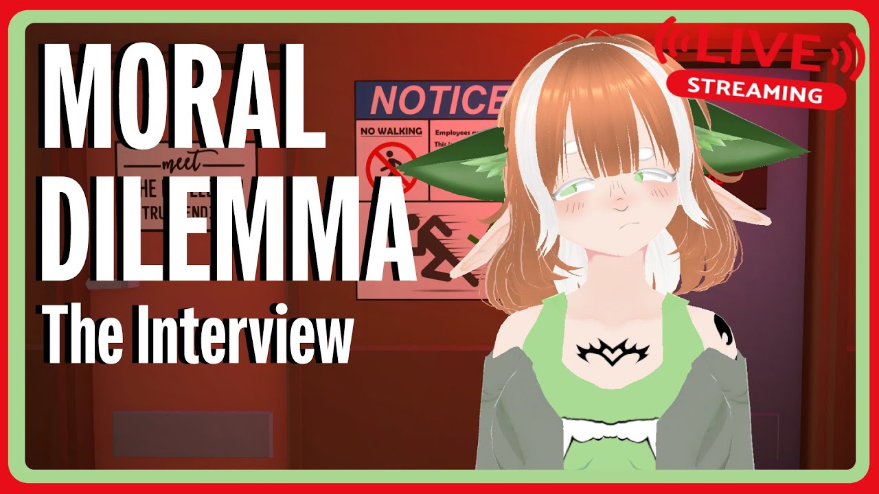 Morally gray bat plays Moral Game🔴bat vtuber plays Moral Dilemma: The ...