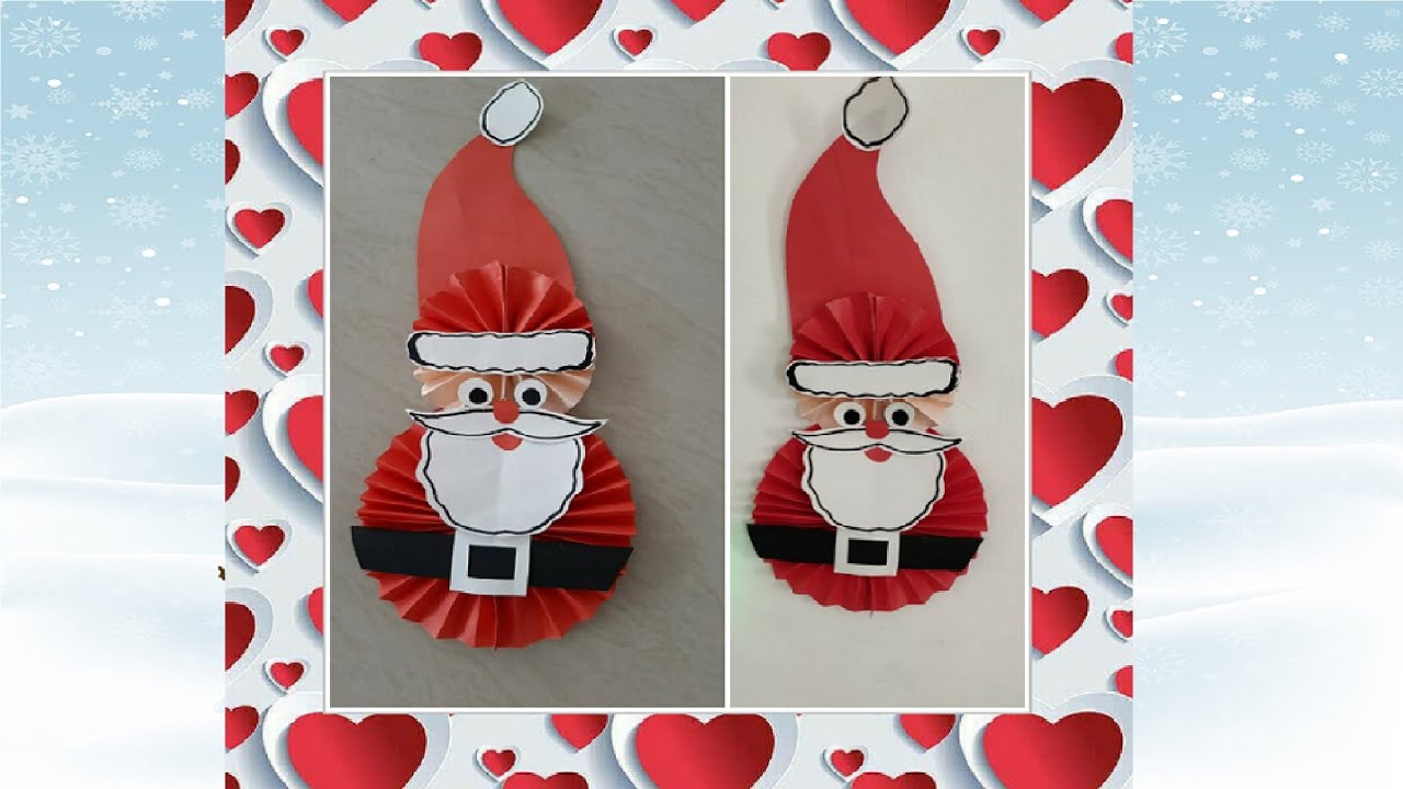 How to make DIY Santa Claus From Paper | Christmas Craft Ideas | DIY ...