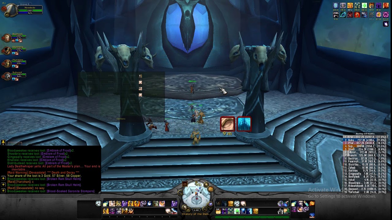 ICC 25 DISC PRIEST WARMANE WOTLK 3.3.5 - YouTube