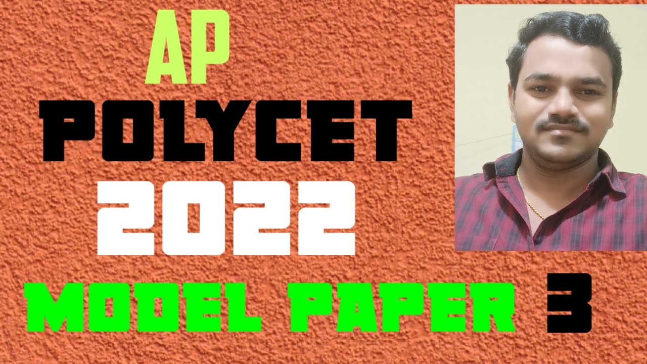Ap Polycet model paper 3 - YouTube