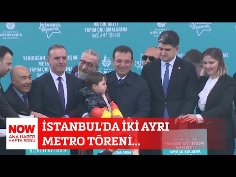 İstanbul'da iki ayrı metro töreni... 10 Mart 2024 Gülbin Tosun ile NOW Ana Haber Hafta Sonu