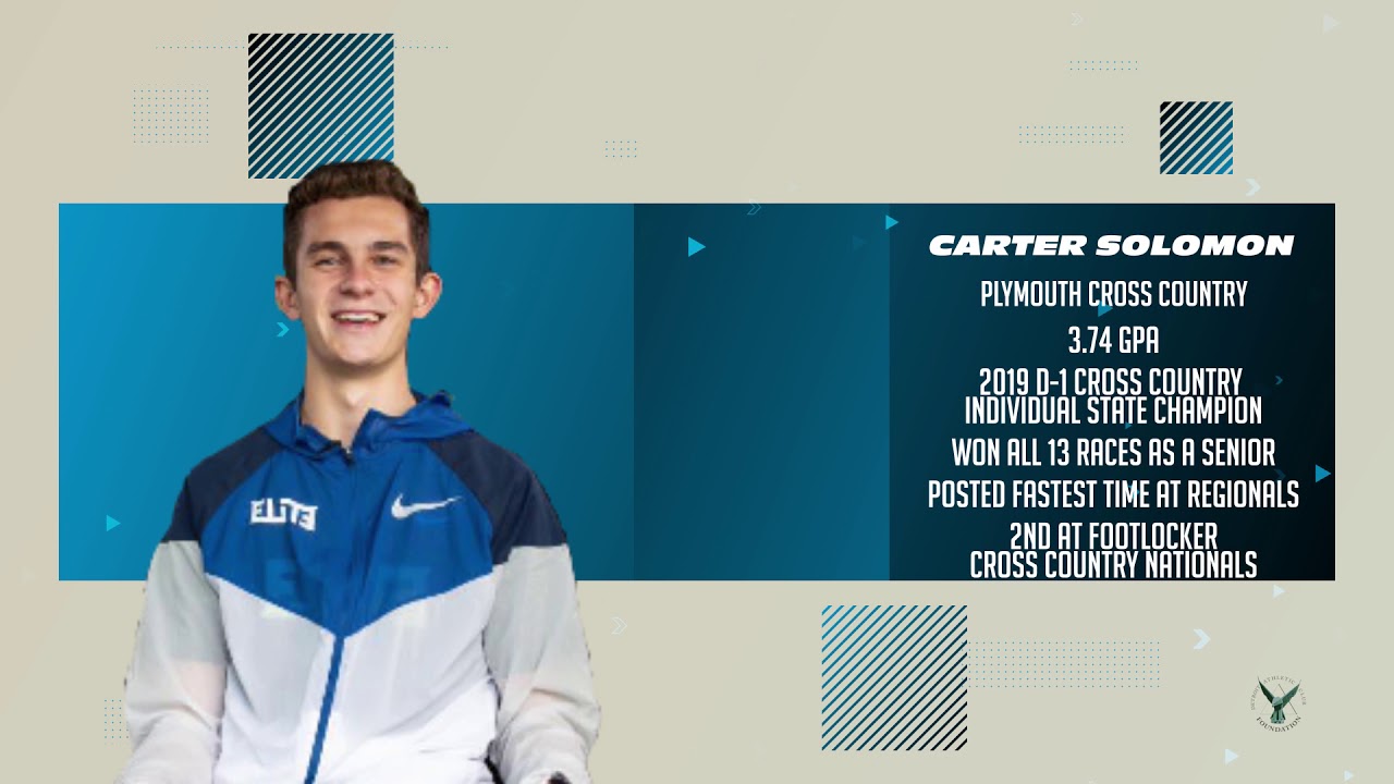 Carter Solomon - Plymouth | Cross Country | 3-26-20 | DAC High School ...