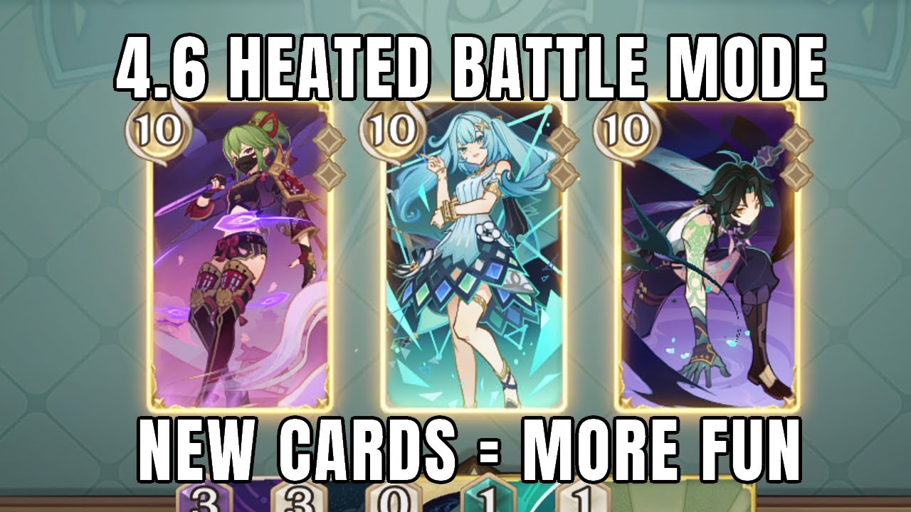 The New Cards Make Heated Battle Mode More Fun! | Genshin TCG - YouTube