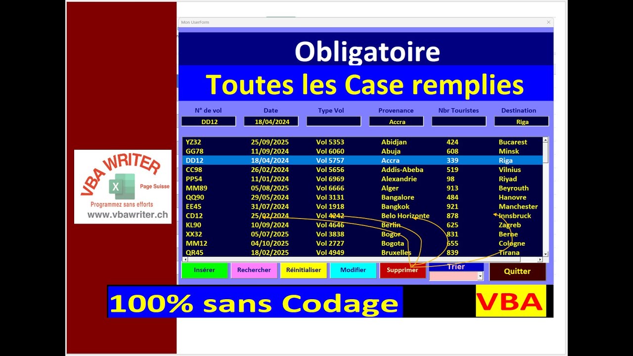 VBA Validation/ Interdire le Transfert des Cases Vides à l'application/Sans Codage_87.VbaWriter ...
