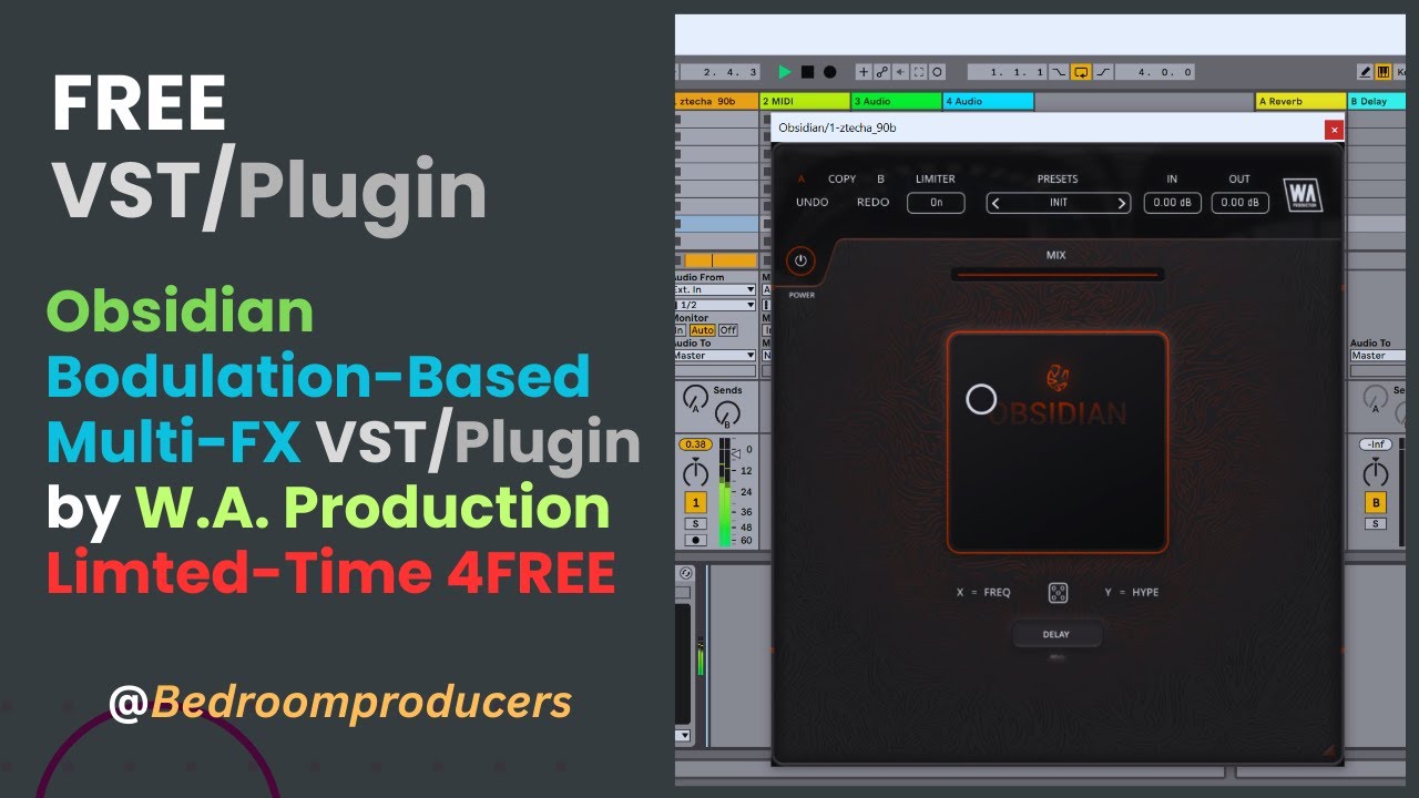 Obsidian - Bodulation-Based Multi-FX VST/Plugin by W.A. Production ...