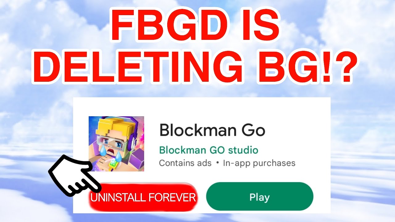FBGD IS DELETING BLOCKMAN GO TOMORROW?! - YouTube