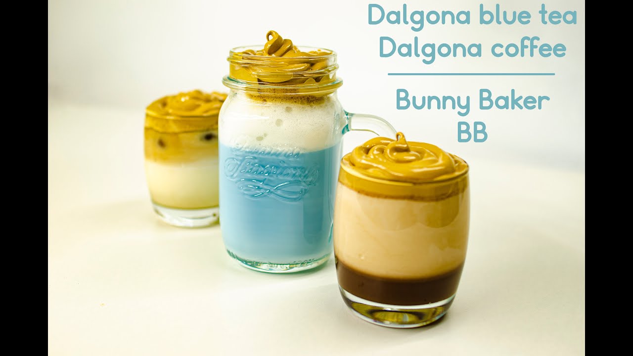 Dalgona coffee new recipe How to make Dalgona Blue Tea - YouTube