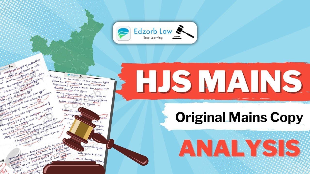 HJS Official Answer Sheet Analysis | Effective Answer Writing ...