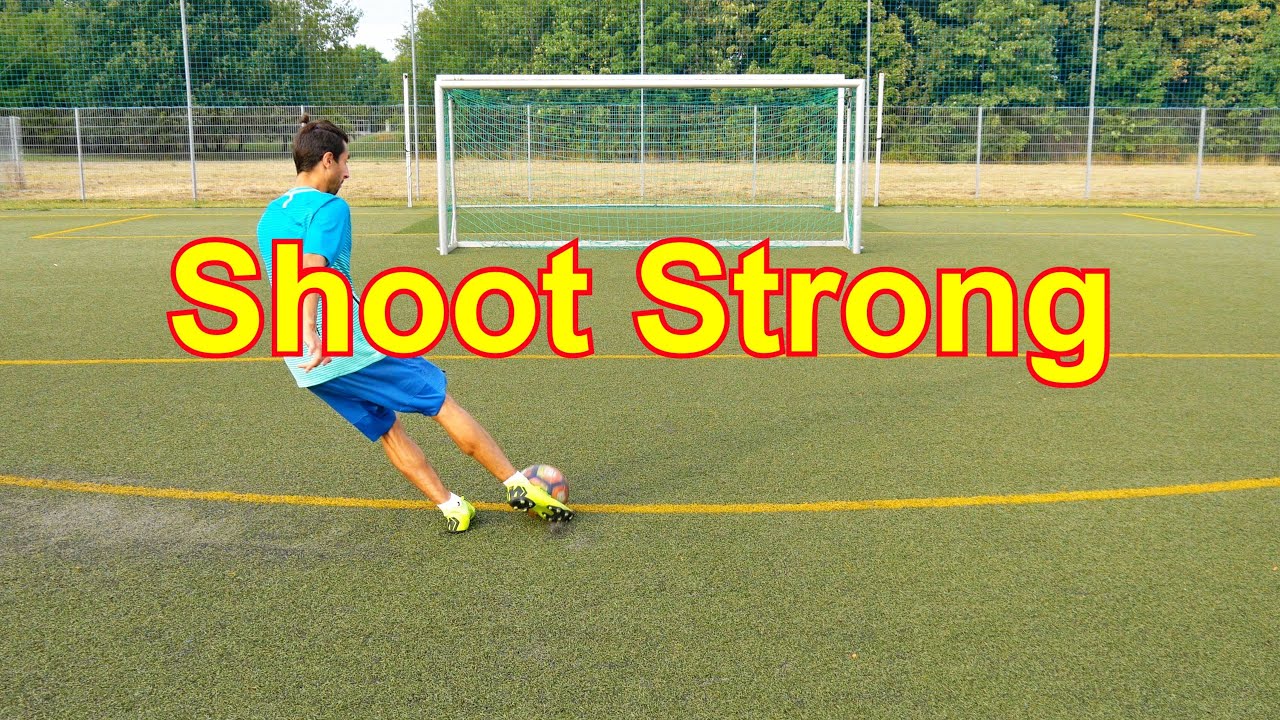 How to Shoot Hard in Soccer/Football Tutorial /How to Shoot with the ...
