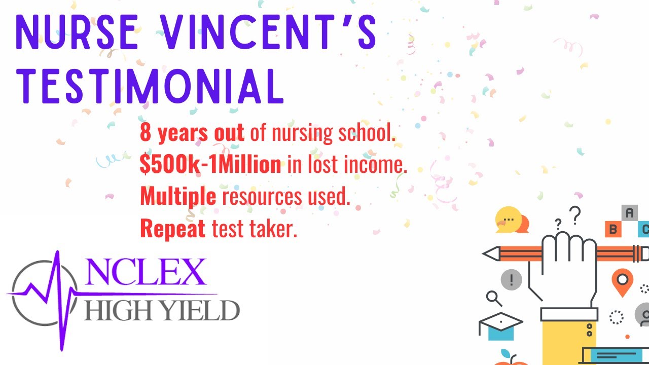 Nurse Vincent talks about lost income and investing in yourself ...