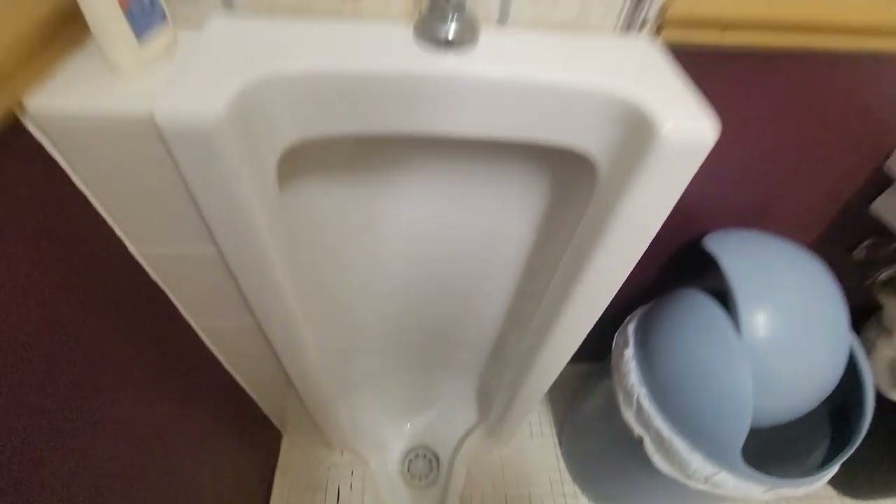 (1) Vintage Kohler Branham urinal with interesting flushometer - YouTube
