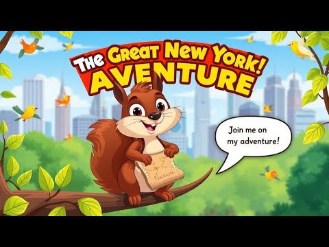 The Great New York Adventure of Benny the Brave Squirrel| kids story ...