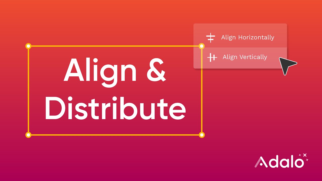 Align & Distribute in Adalo - YouTube
