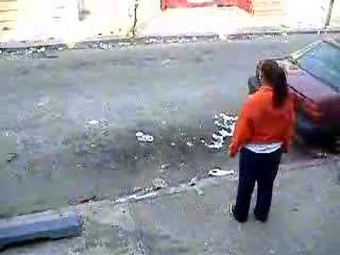 Playin Curb Ball Bored - YouTube