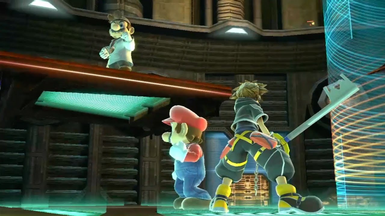 Sora and Mario confront the threat - YouTube