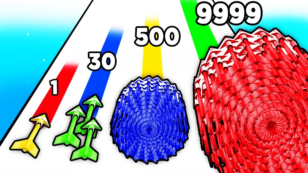 MAX LEVEL ARROWS! - Arrow Run Race 2048 - YouTube