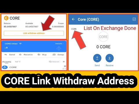 Satoshi CoreDao Withdraw Link Address All New big Update || Core Mining ...