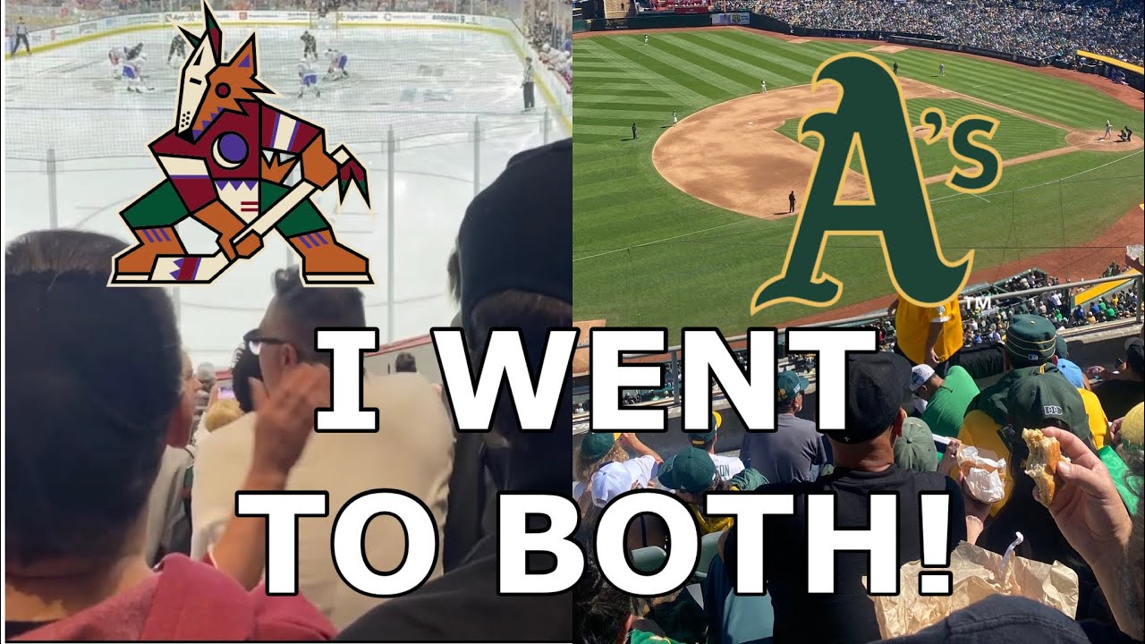I went to BOTH the last Arizona Coyotes game AND last Oakland A’s game ...