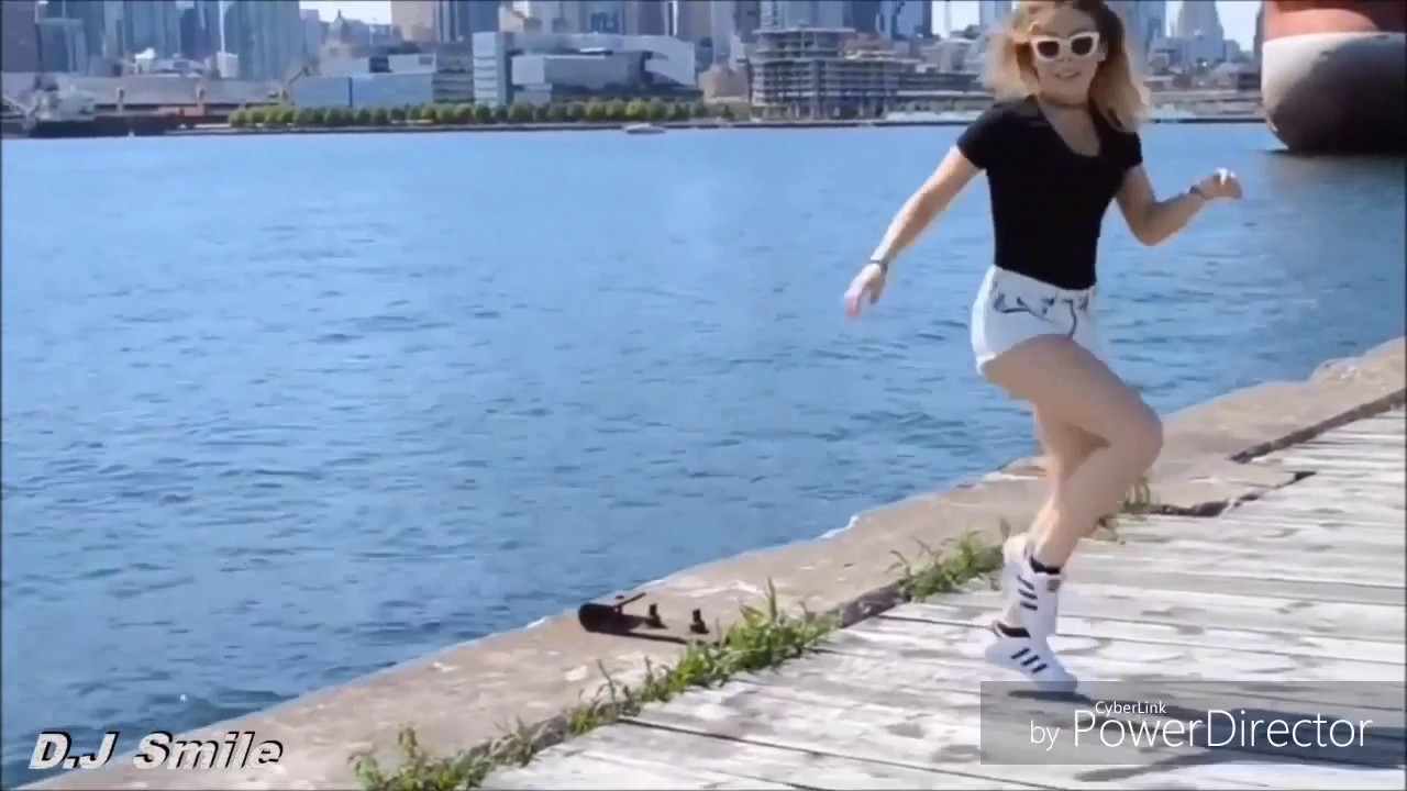 beautiful girls dancing shuffle style MERO MAYA compilation - YouTube