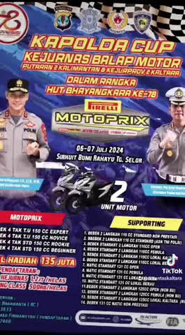 KEJURNAS BALAP MOTOR PIALA KAPOLDA CUP - YouTube