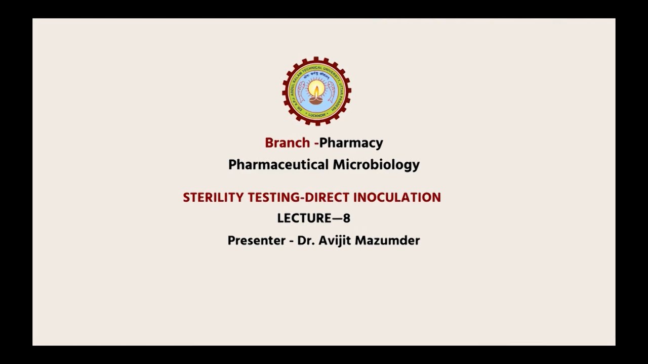 Pharmaceutical Microbiology | Sterility Testing-Direct Inoculation ...