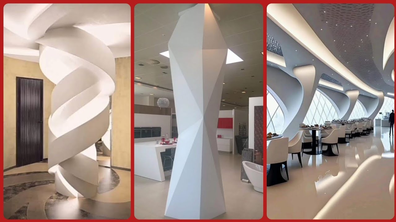 Decorative Columns Designs || Beautiful & Luxury Column Ideas - YouTube