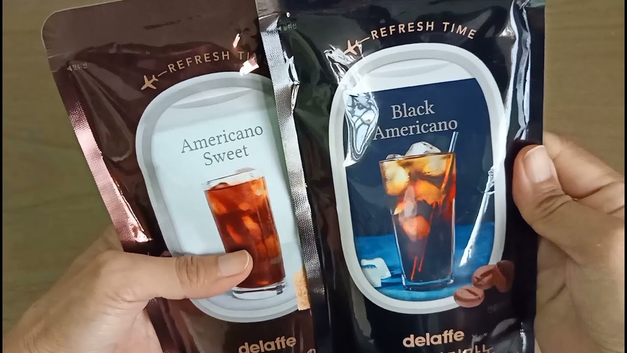 #gooseymakan 韩国人特爱喝的袋装咖啡 CU Delaffe americano sweet #shorts - YouTube