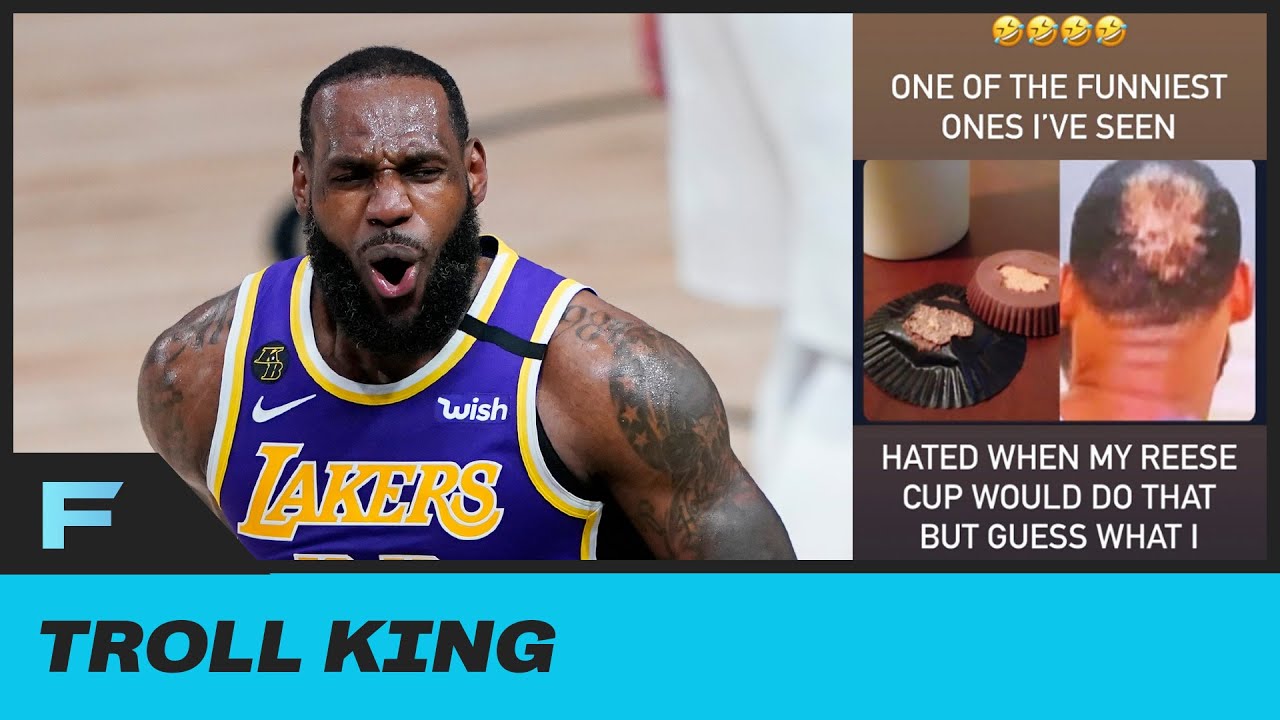 Lebron James TROLLS His Own Bald Spot With HILARIOUS Post! - YouTube