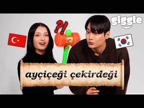 Koreliler İlk Kez EN ZOR Türkçe Kelimeleri Telaffuz Etmeye Çalışıyor!