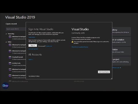 Visual Studio license key expired issue solutions | how to sign in to Visual Studio