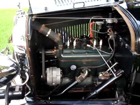 1929 Model A Tudor Crank Start - YouTube