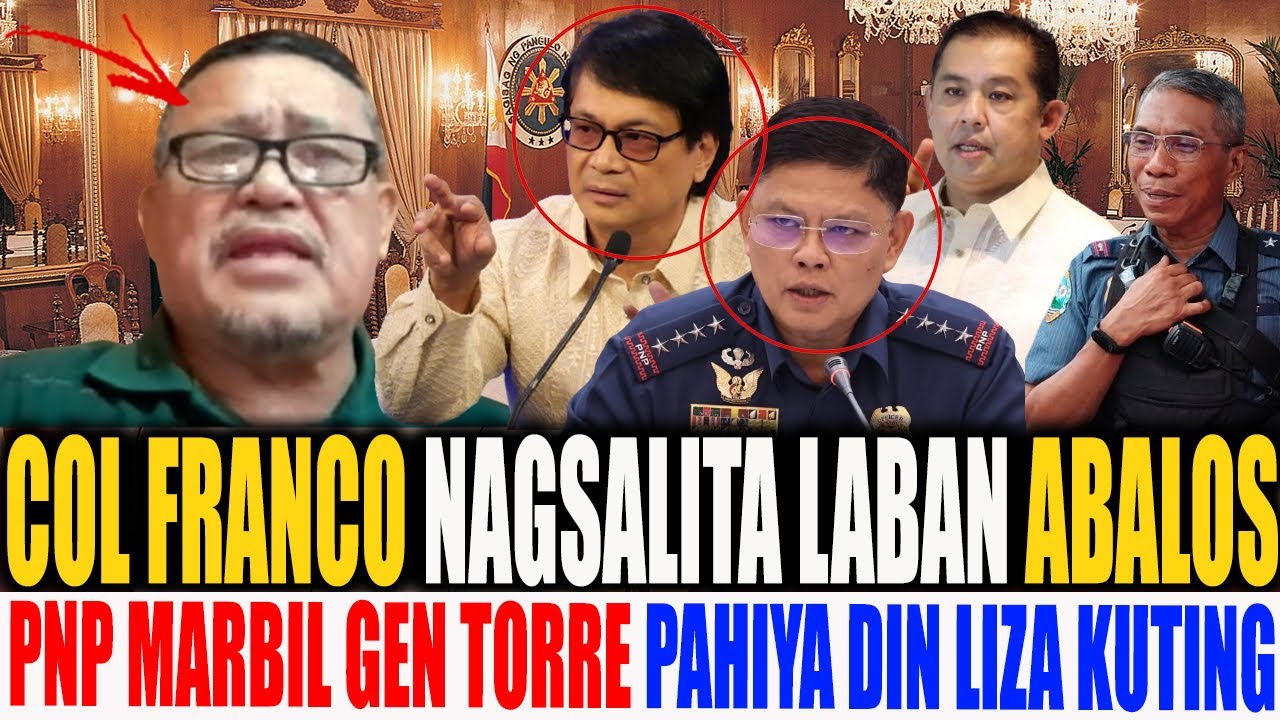 COL FRANCO MAY PASARING PNP MARBIL GEN TORRE DILG ABALOS PAGHAR4S KOJC ...