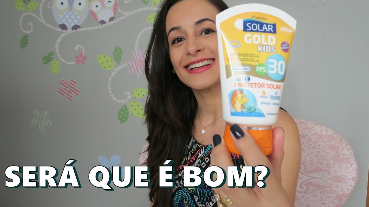 PROTETOR SOLAR GOLD KIDS - YouTube