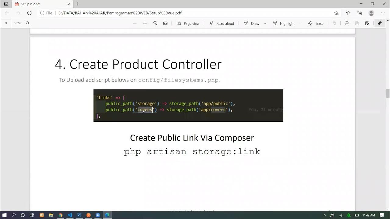 #8 Laravel 8 | CRUD with API & Vue.js - YouTube