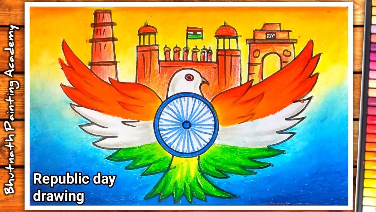republic day drawing for competition||26th January gantantra diwas ...