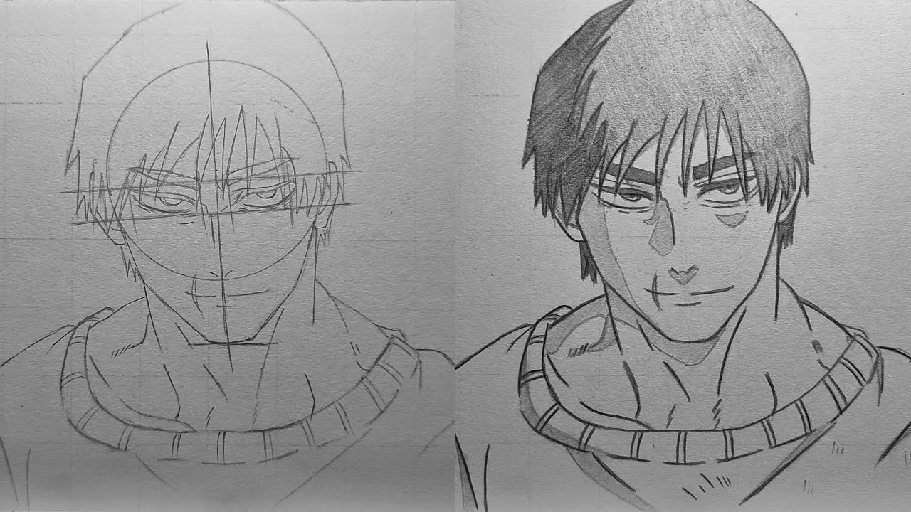 How to Draw Toji Fushiguro - [Jujutsu Kaisen] Step by Step for ...