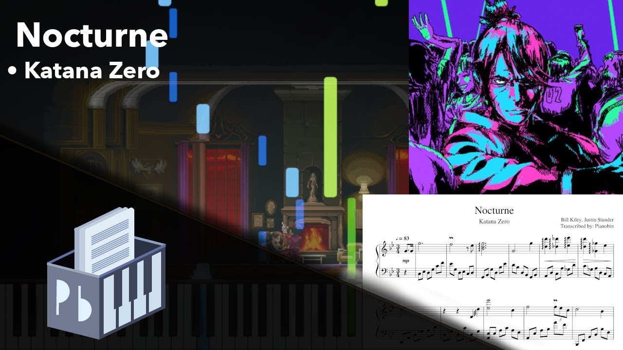 Nocturne - Katana Zero OST (Piano Tutorial) - YouTube